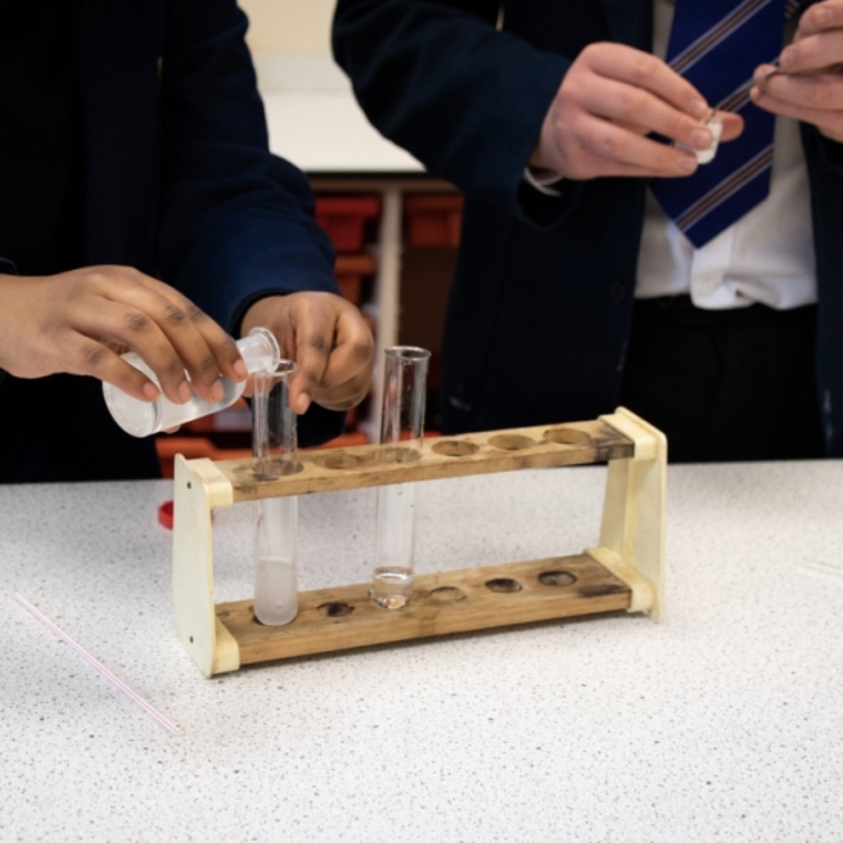 Testing for Carbonate Ions | News | St Edward's School