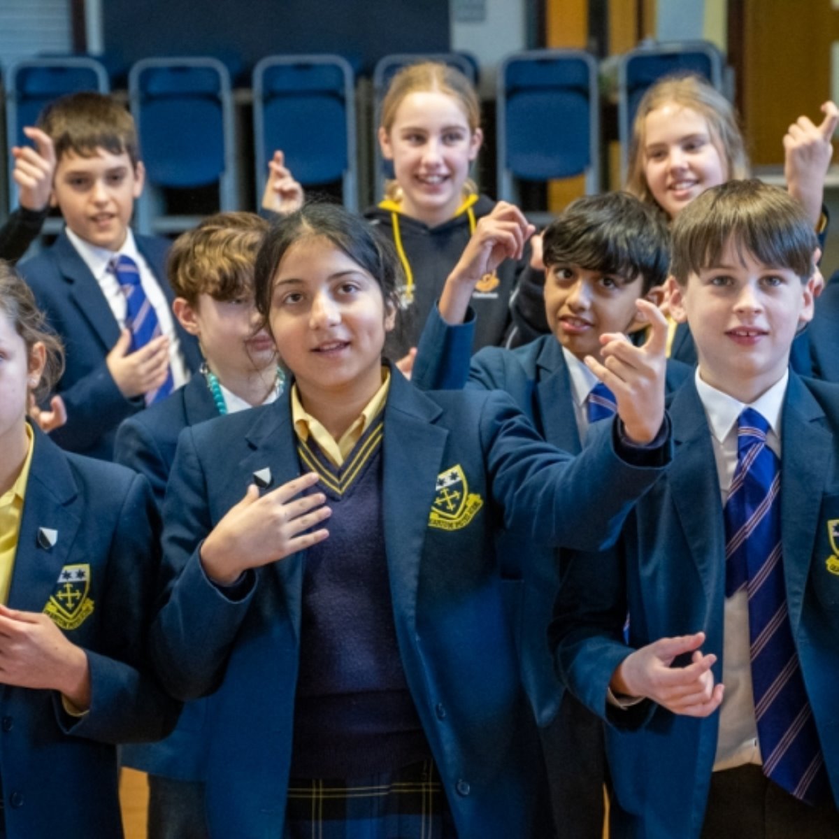 Students Sing in Sign | News | St Edward's School